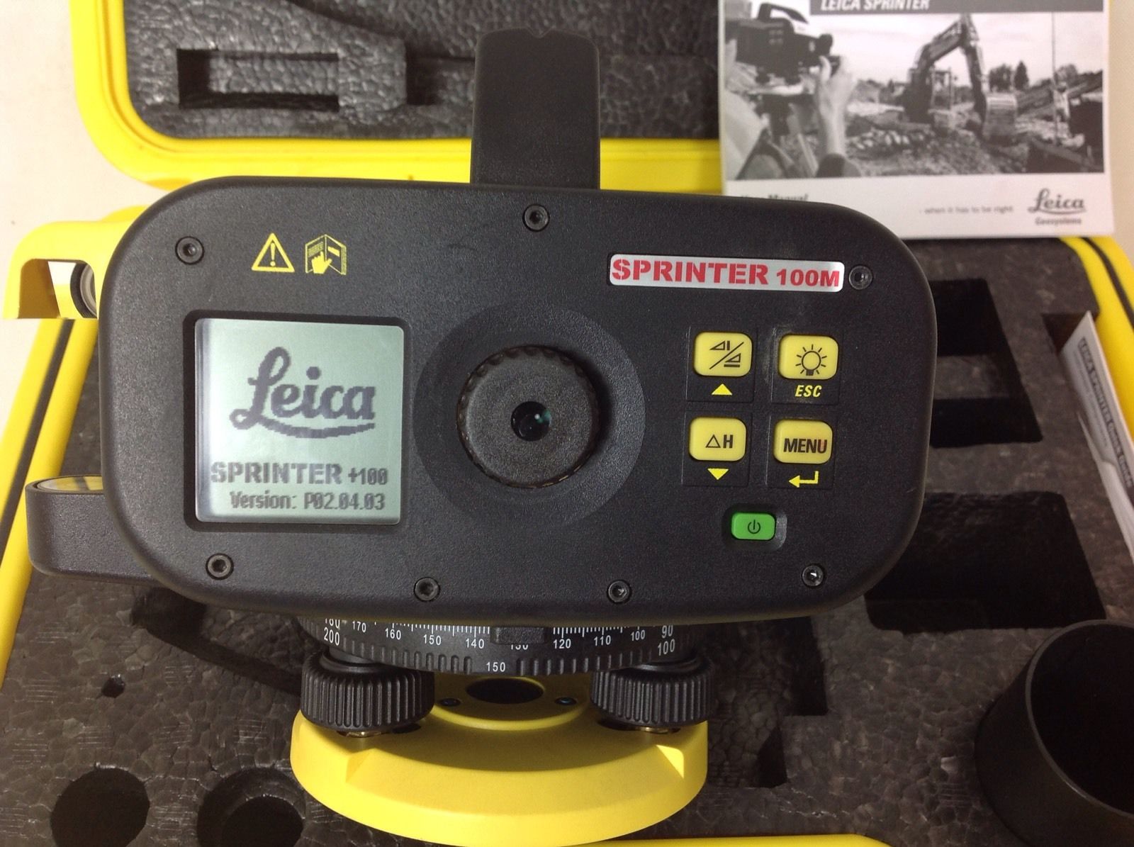 Leica Sprinter 100M Digital Level | Precision Geosystems, Inc.
