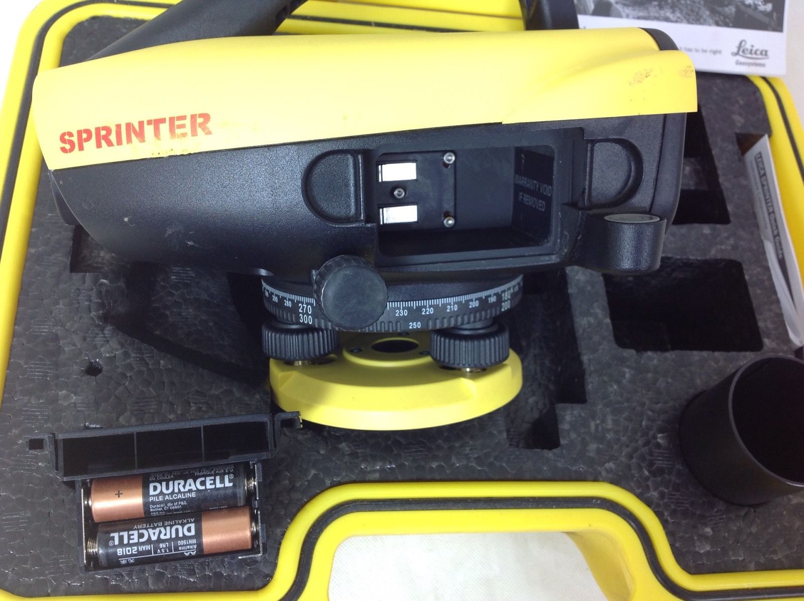 Leica Sprinter 100M Digital Level | Precision Geosystems, Inc.