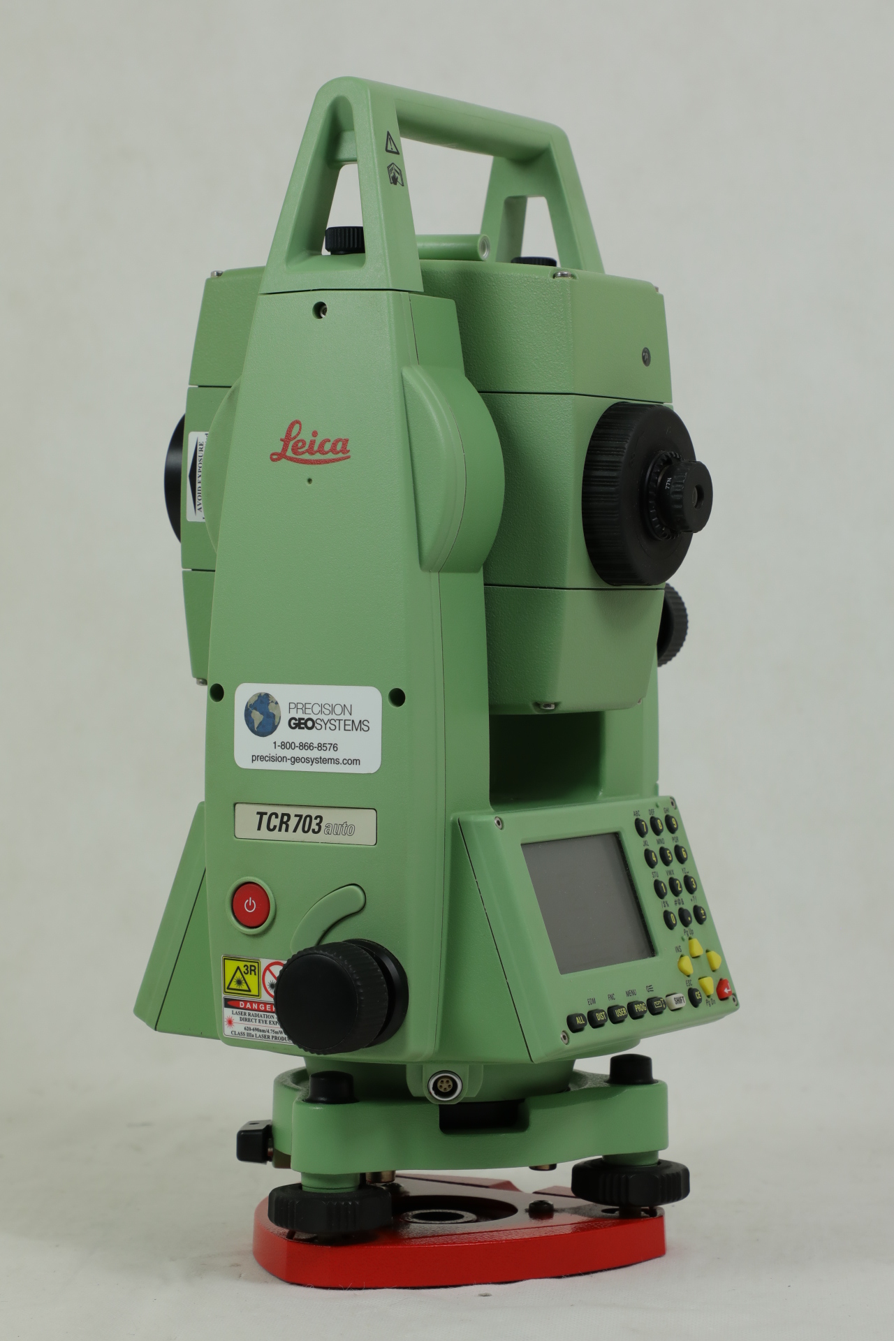 Leica TCR703auto 3″ Motorized Total Station, ATR, Reconditioned ...