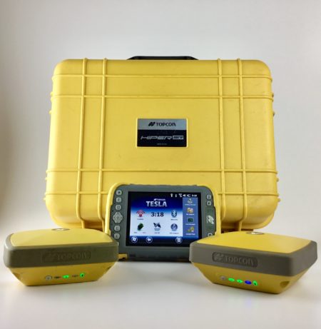 Topcon Hiper SR Base and Rover Kit with Topcon Tesla Tablet Data ...