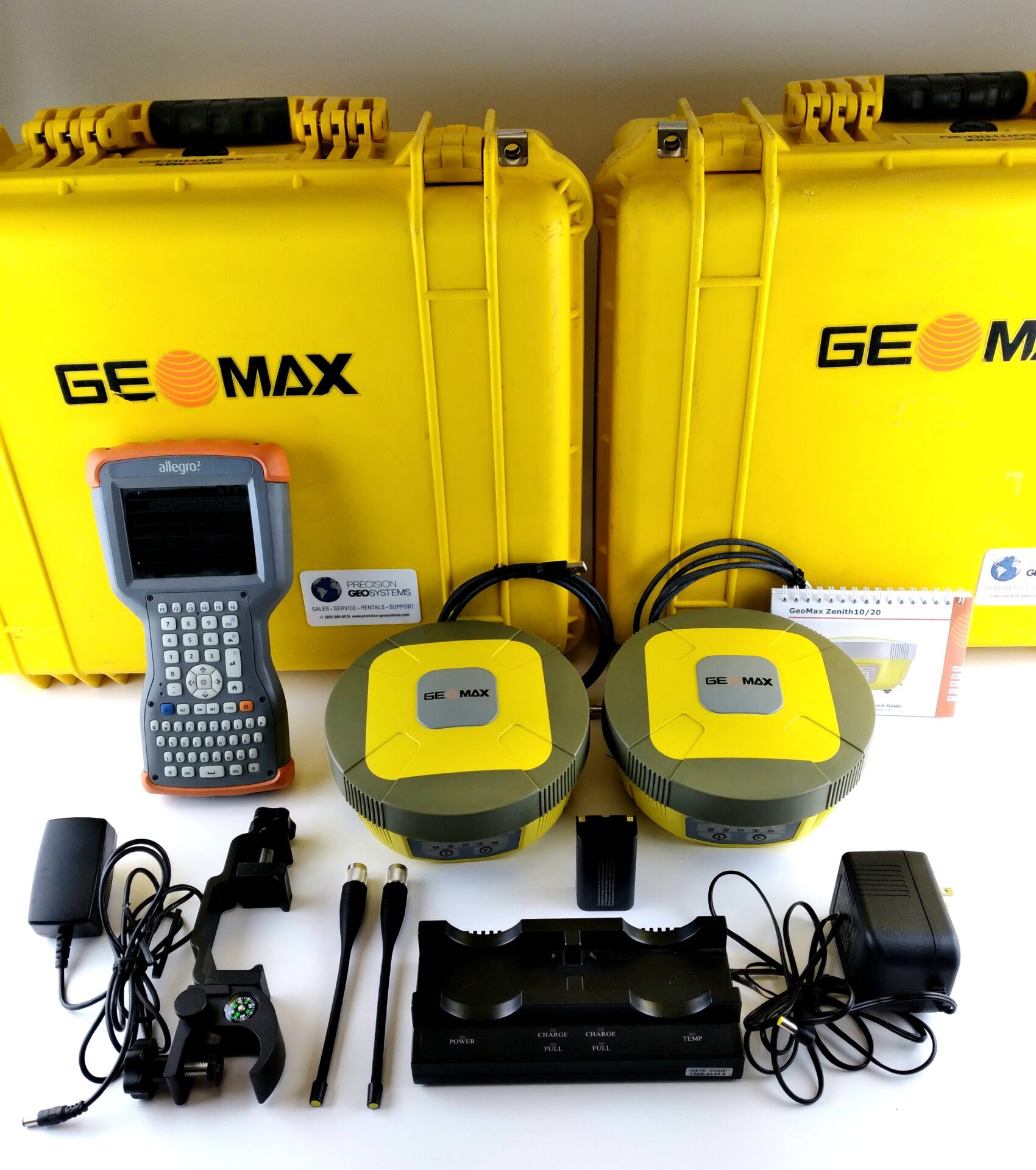 Geomax Zenith 20 Base and Rover with Allegro2 | Precision Geosystems, Inc.