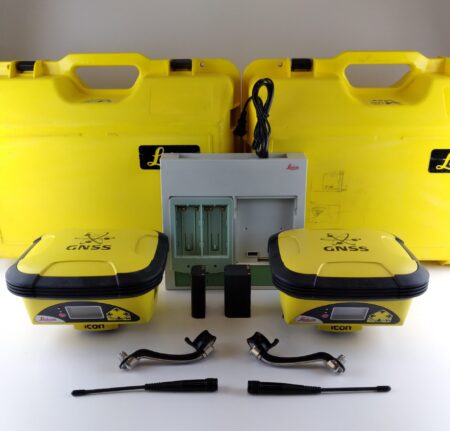 Leica iCON iCG60 GNSS “Performance plus” Base and Rover w/ 900MHz Radio ...